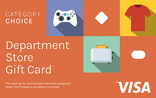 Category Choice - Gift Card Database